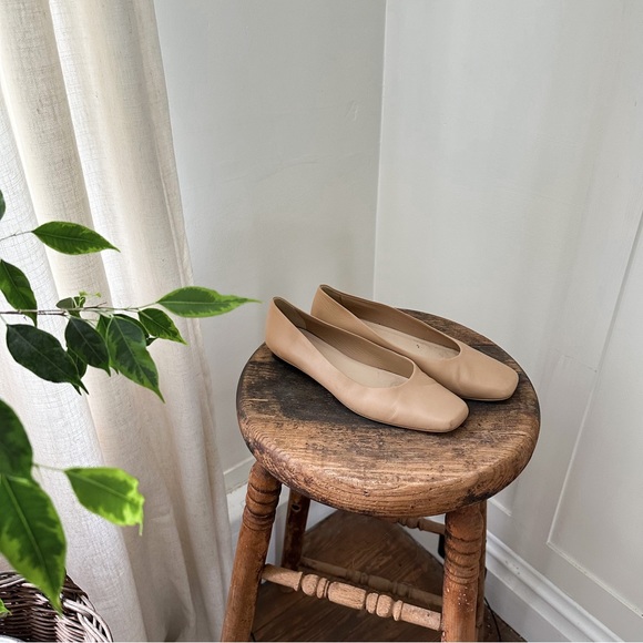 Everlane | Shoes | Everlane Square Toe Ballet Flat | Poshmark